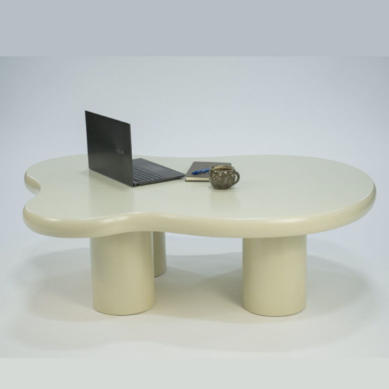 Alabaster Wave Coffee Table - ChicRoom